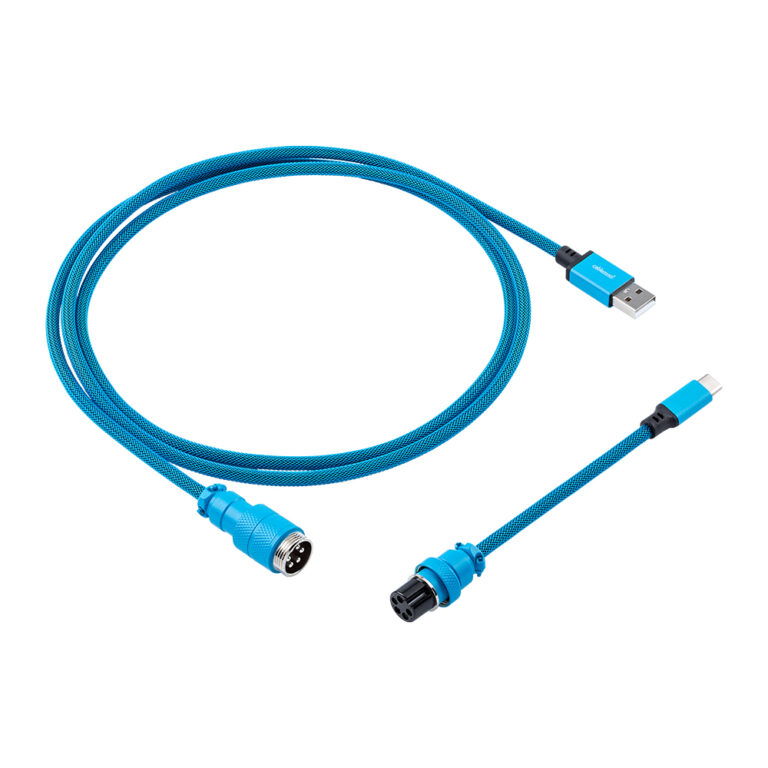 CableMod Pro Straight Keyboard Cable (Spectrum Blue, USB A to USB Type C, 150cm) - CableMod EU Store