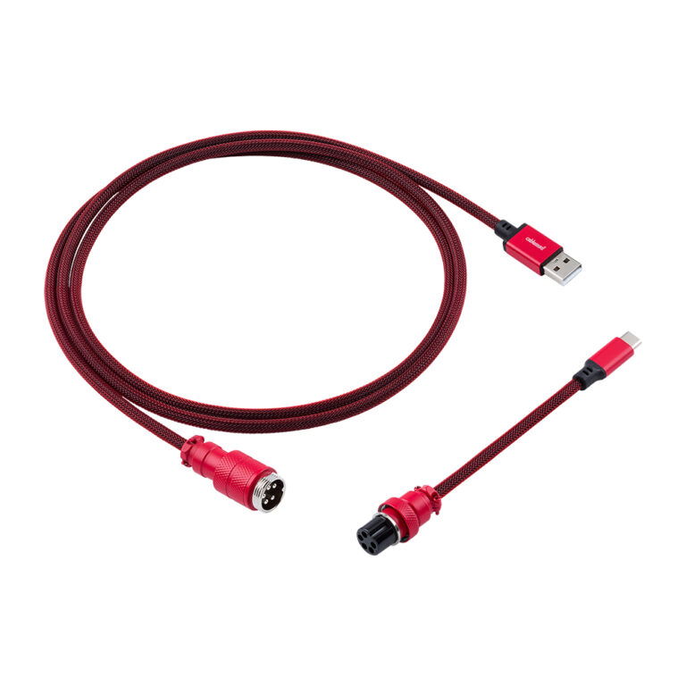 CableMod Pro Straight Keyboard Cable (Republic Red, USB A to USB Type C ...