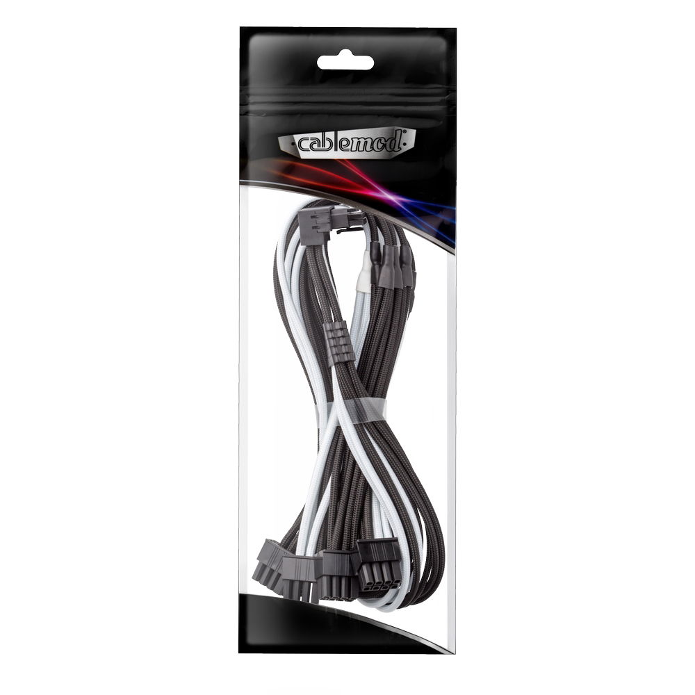 CableMod Universal Pro ModMesh Sleeved 12V-2x6 12VHPWR 90° StealthSense ...